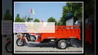 China Gasoline Three Wheel Cargo Motorcycle / Motorized Cargo Trike Drum Brake for sale