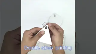 China Blank Double-Sided DIY Printable MDF Warning Sign With Suction Cup Sublimation Car Warning Sign for sale