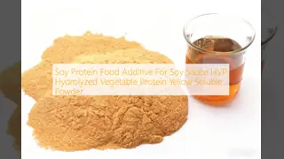China Soy Protein Food Additive For Soy Sauce HVP Hydrolyzed Vegetable Protein Yellow Soluble Powder for sale