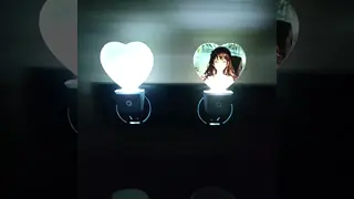 China Acrylic LED Night Light Blanks Light Control Intelligent Sublimation Sensor Night Light For Home Decoration for sale