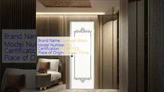 WPC Hollow Door Waterproof Durable Modern Style