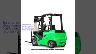 2.5 Ton Electric Counterbalance Forklift - Eco-Friendly Warehouse Handling Solution