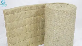 NEW-rockwool blanket with wire mesh