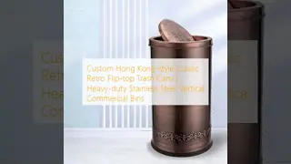 Durable Outdoor Trash Bins