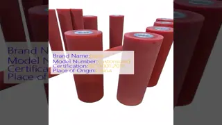 Customized PU Coated Roller with 95 A Shore Hardness for Material Handling Forklift Industrial Polyurethane Rollers