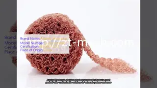 China 100*41*25.6mm Stainless Steel Compressed Knitted Wire Mesh Wire Mesh Exhaust Gaskets  OEM for sale