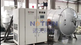 Horizontal Sintering Furnace Grey Paint