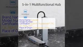 Macbook USB C Hub 4K HDMI USB 3.0 PD Charging