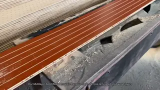 China Multilayer Solid Wood Acoustic Panel for Luxury Residential Living Room Background Wall E0 Grade CE Certified Eco-friendly for sale