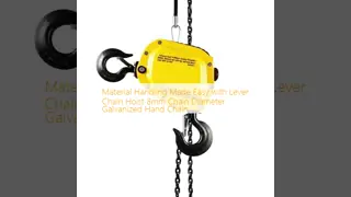 China Material Handling Made Easy with Lever Chain Hoist 8mm Chain Diameter Galvanized Hand Chain for sale