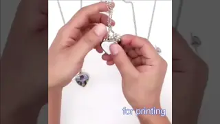 China Sublimation Memorial Ash Necklace With Birthstone Personalized Logo Heart Wing Cremation Necklace For Ashes for sale