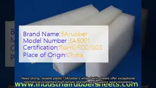 White Delrin Plastic Sheet For Gears / Colored Plastic Panels 1.45g/Cm³ Density