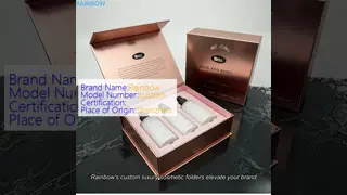 China Wholesale Custom Luxury Cosmetic Folders Magnetic Gift EVA Foam Insert Matt Lamination Biodegradable Material for Perfume Craft for sale