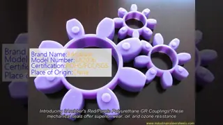 Red , Purple Polyurethane Gr Coupling Mechanical Seal Style