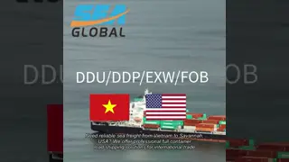 From Vietnam To USA Savannah Port  Full Container Load Sea Freight Professional Shipping Solutions For International Trade