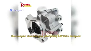 Product Showcase-Gear pilot pump K5V160 For Doosan DH370 Large Tracked Excavator
