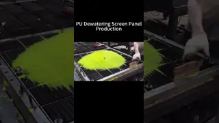 PU Dewatering screen panel production