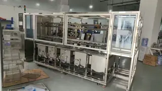 Mechanical arm-type fully automatic ultrasonic cleaning machine
