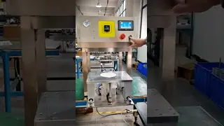 LD802 Tabletop Automatic Cup Sealing Machine with 300-500 cups/hour Output, Stainless Steel Structure, and Touchscreen Control System