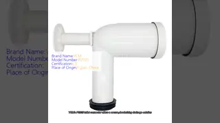 Plastic Drain Pipe For Toilet WC Connector Short Connection To Toilet Pan Connector P To S Pan Conversion