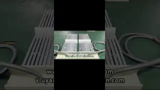 China 3 Phase Over The Side PTFE Immersion Heaters Nine Element Fluoropolymer Heater for sale