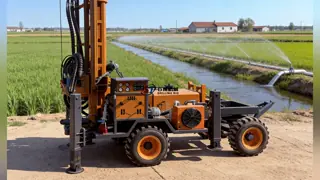 See Why Choose 5.5T Trailer Mounted Drilling Rigs For Loose Layer And Bedrock Drilling