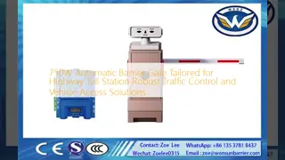 Highway Barrier Gate Fast Access Control