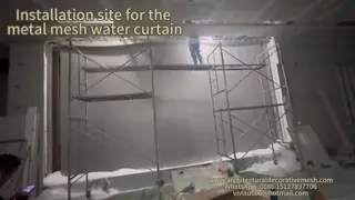 China Stainless Steel Metal Mesh Curtains 0.8-2.0mm Wire Diameter with 12M Maximum Length for Architectural Screening for sale