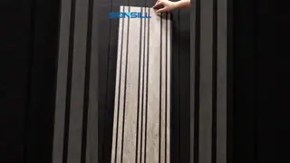 China Wood Grain PVC Ceiling Panel For Interior Wall Cost Effective Wall Panel Alternative To Tile Easy Maintenance Wall Board for sale