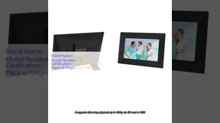 China Ultra Wide Electric Digital Photo Frames With Video Loop 10.1 Inch for sale