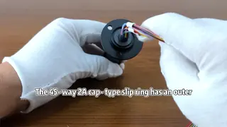 45-way 2A cap-type slip ring