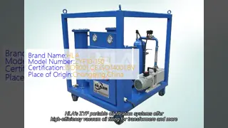 ZYF Portable Industrial Oil Filtration Systems , Vacuum Oil Filling Machine
