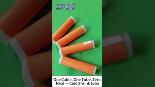 Color-coded safety starts with orange cold shrink technology.