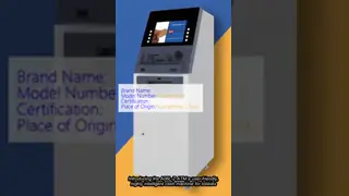 ユーザーフレンドリーな高品質のスマートでベストセラーキャッシュマシンATM A06L