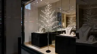 China 1.2m Tree-shaped LED Decorative Lights, 432 Warm White LEDs & 230 Clear Decorative Beads, 12V 9W, Eco-friendly Energy-saving, Suitable for Luxury Hotel/Home/Commercial Use, MOQ 500 Pcs for sale
