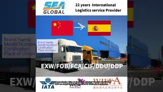 China to Spain LCL Shipping | Door to Door DDU Sea Freight to Barcelona