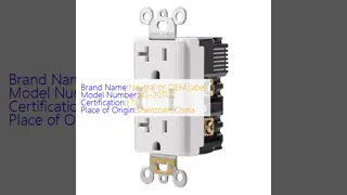 20A GFCI Outlet With USB Charge Safe Power