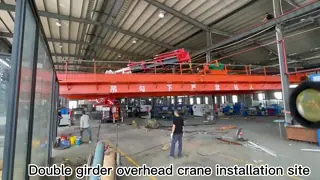China Running Top Crane End Carriage Overhead Crane Beam Double Girder for sale