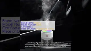 China Tabletop 250ml Essential Oil Diffuser Humidifier Colorful LED Lamp Mini Humidifier for sale