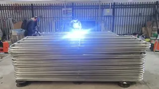 China PVC Coated Horse Panel Fence 2.1m Length Galvanized Horse Panels for sale