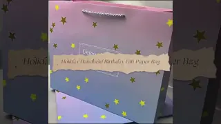 Holiday Handheld Birthday Gift Paper Bag