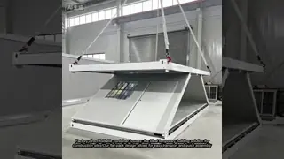 Factory Direct Foldable Flat-pack Container House | Assembled Temporary Building for Construction Site