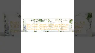 China Black Cover Custom Journal Notebook 5.8 X 8.3 Inches Designed for Office Business Planning and Personal Journaling Needs for sale