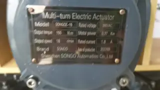 Multiturn Electric Actuator with Gearbox AC380V 50/60HZ Modulating Ip67 1200NM 2000NM For You