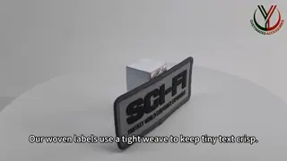 China Twill Woven Fabric Heat Transfer Labels Customised With Printed Silicone Logos for sale