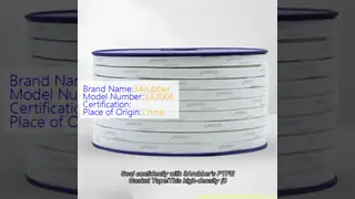 0.7-1.0g/Cm3 Density Ptfe Gasket Tape Corrosion Resistance