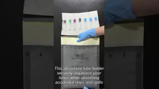 7/4 Slotted Absorbent Pocket Sleeves for Water Quality Laboratory