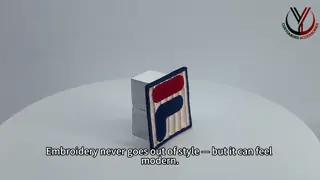 China Custom Renewable Yarn Embroidery Patches for Garments - 500m MOQ with 10-12 Day Sample Lead Time for sale