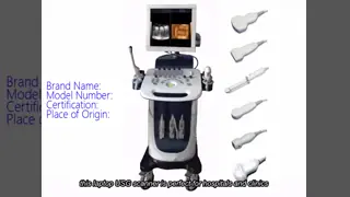 China XF3800 Portable Doppler Ultrasound Scanner with 15-inch Display and PW/CFM/PDI Modes for Medical Diagnostics for sale