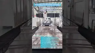 Longmen directly hits the satisfying point!#machine #manufacturing #factory #cnc